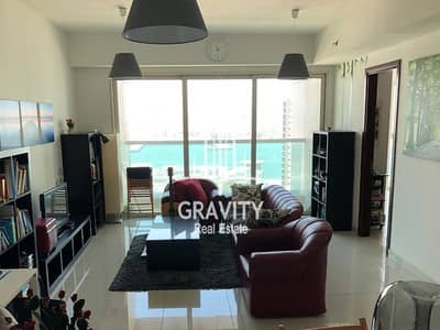 Floor plans for Type/unit D 1-bedroom Apartments in Al Maha Tower ...