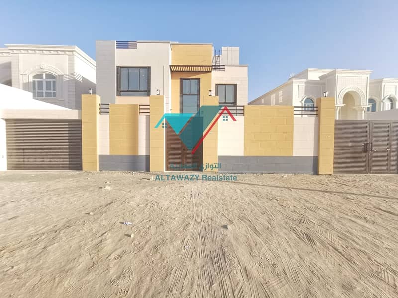 Modern villa for rent in Riyadh, south of Al Shamkha, in a very ...