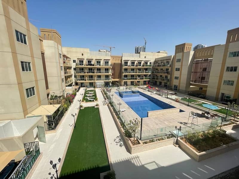 Bright Pool Facing I Studio Rented with Balcony | Bayut.com