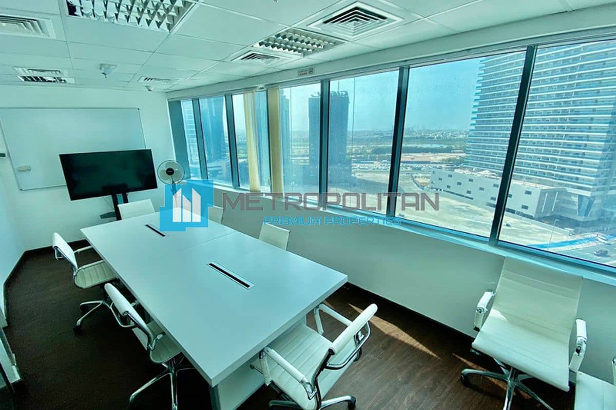 Furnished & Vacant Office | Partial Lake View | Bayut.com