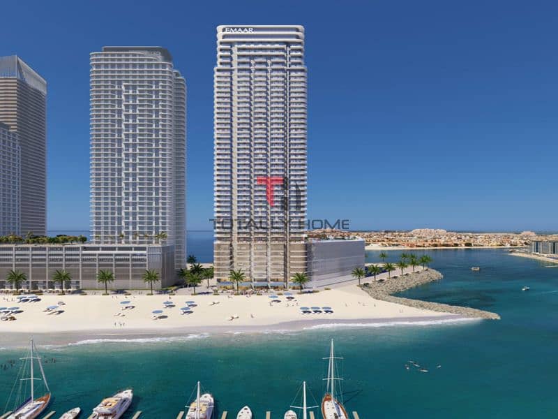 Dubai Harbour，Emaar Beachfront，Beachgate by Address 3 卧室 7700000 AED ...