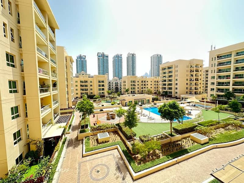 FULLY UPGRADED | 1 BEDROOM POOL FACING | GREENS | Bayut.com