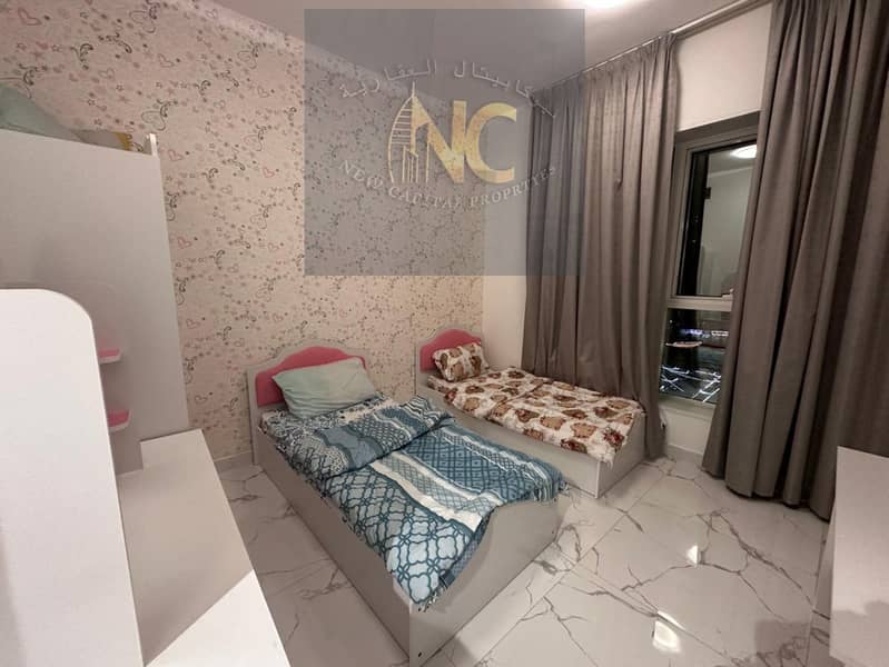 Your luxury apartment in the heart of Ajman, Al Waha Tower, has 3 rooms ...