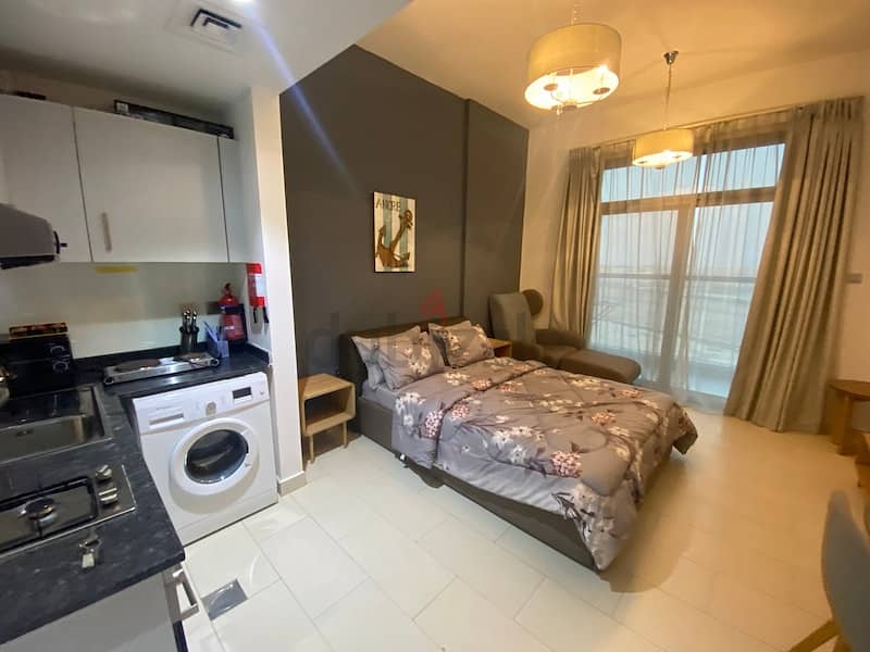 Well Furnished | Studio | With Balcony | Azizi Roy | Bayut.com