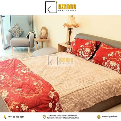 FULLY FURNISHED STUDIO APARTMENT WITH BALCONY AT SAMIA AZIZI AL FURJAN ...