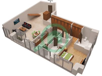 Cayan Tower Floor plans - Dubai Marina | Bayut Dubai