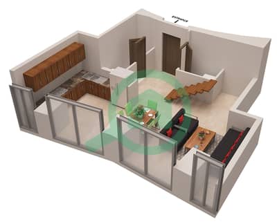 Cayan Tower Floor plans - Dubai Marina | Bayut Dubai