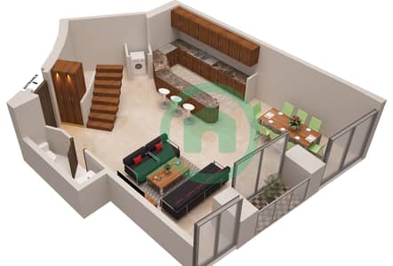 Cayan Tower Floor plans - Dubai Marina | Bayut Dubai