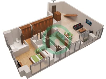 Cayan Tower Floor plans - Dubai Marina | Bayut Dubai