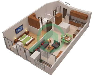 Cayan Tower Floor plans - Dubai Marina | Bayut Dubai