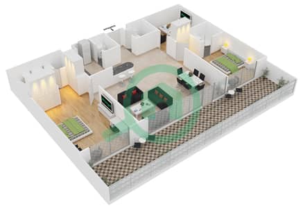 Tiara Residences Floor plans - Palm Jumeirah | Bayut Dubai