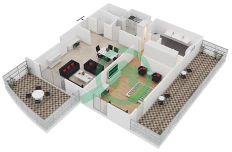 Tiara Residences Floor plans - Palm Jumeirah | Bayut Dubai