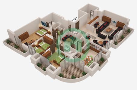 Princess Tower Floor plans - Dubai Marina | Bayut Dubai