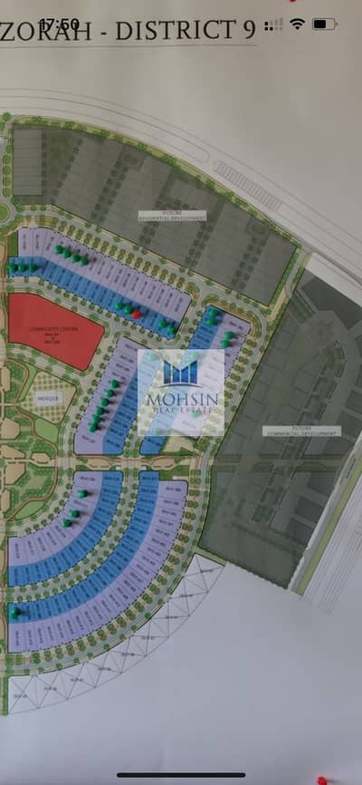 CORNER PLOT Townhouse plot for sale at Al Zorah | Bayut.com