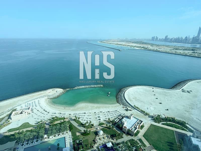 Very high Floor with full sea view and amazing Skyscrapers view | Bayut.com