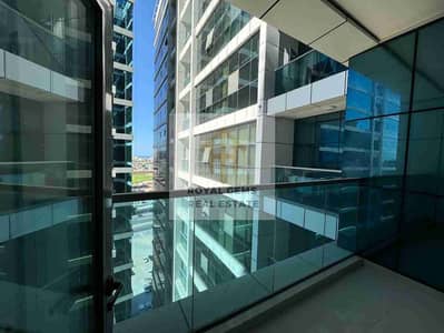 Charming bedroom with a distinctive view of Gulf Towers | Bayut.com