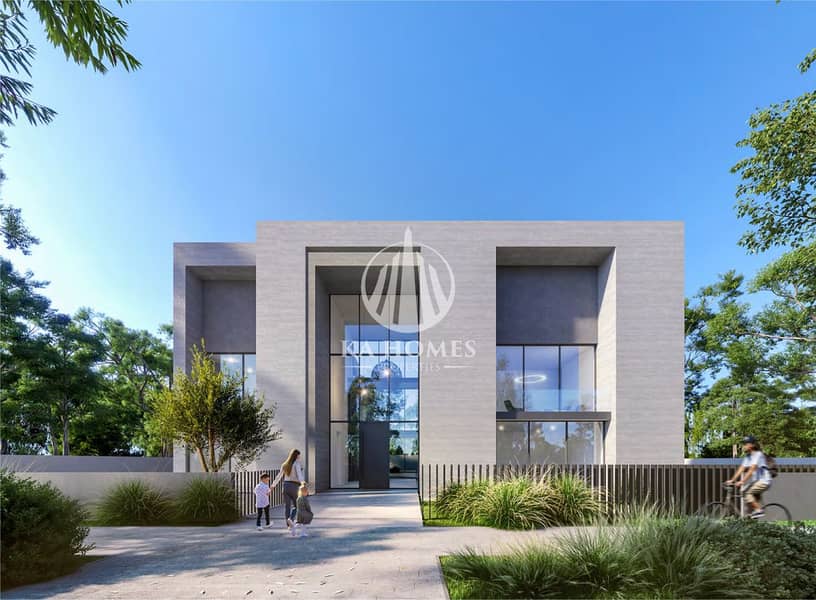 Emirati-style villas combining tradition and modernity, equipped with ...