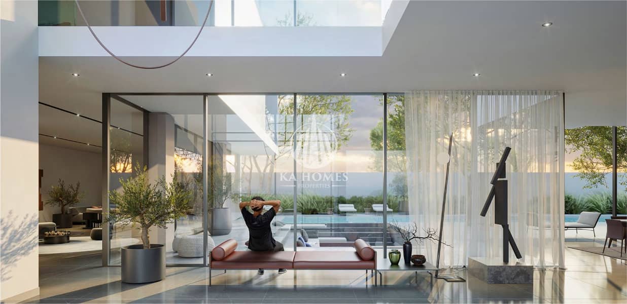 Emirati-style villas combining tradition and modernity, equipped with ...