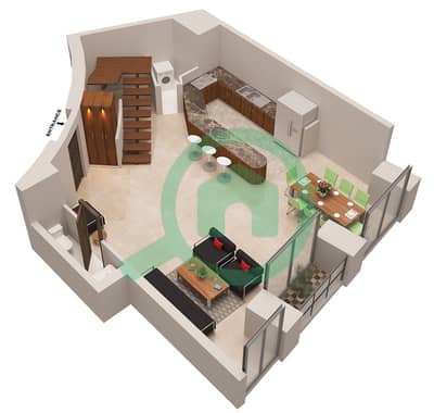 Cayan Tower Floor plans - Dubai Marina | Bayut Dubai