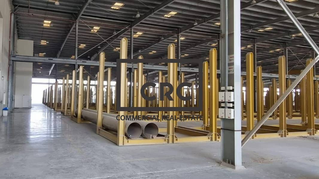 Industrial Shed | 150,000 sqft | 4 x5 Ton Cranes | Bayut.com