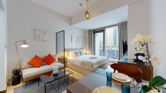 Furnished Bright Studio | Near Metro | Low Floor | Bayut.com