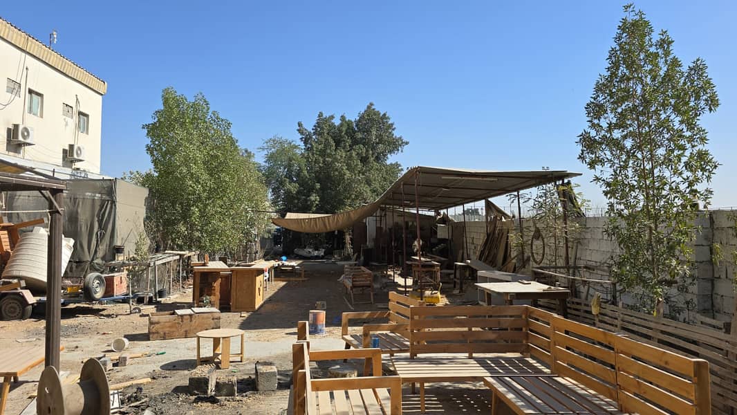 TOOOO Sqft Open Land with Office Boundary Wall In Al Sajaa Sharjah ...