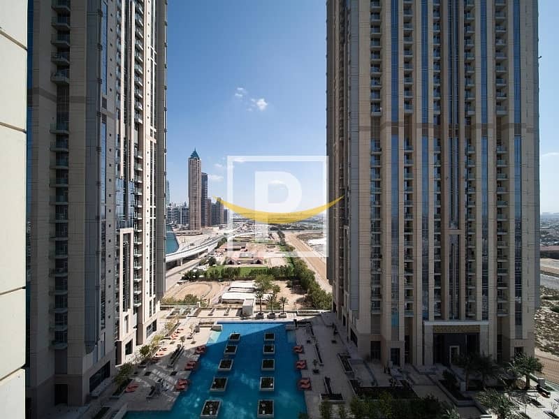 1BR Bigger Layout | Canal and Meydan View |Vacant | Bayut.com