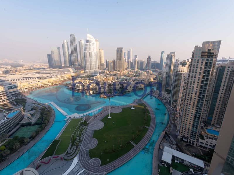 Elegant 3BR | Fountain + Burj Khalifa Views | Bayut.com