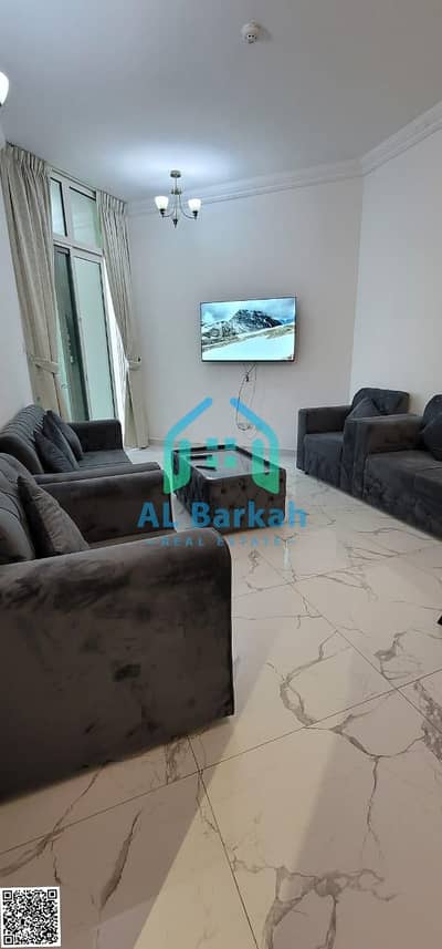 **Room and Hall for sale in Ajman Al Waha Tower 1 with a wonderful sea ...