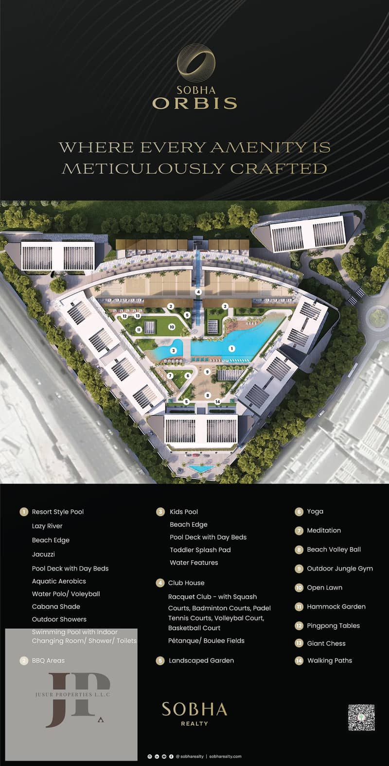 🌟 Experience Luxury Waterfront Living at Sobha Orbis | Motor City, Dubai – A Prime Location with ...
