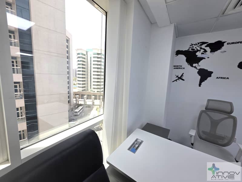 Furnished Offices | 2 Min Walk to DCC Metro | DED Ejari | Bayut.com