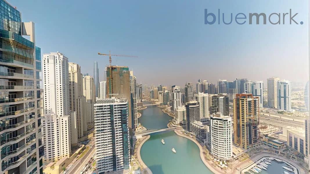 FULL MARINA VIEW || HIGH FLOOR || NEXT TO TRAM || BRIGHT UNIT | Bayut.com