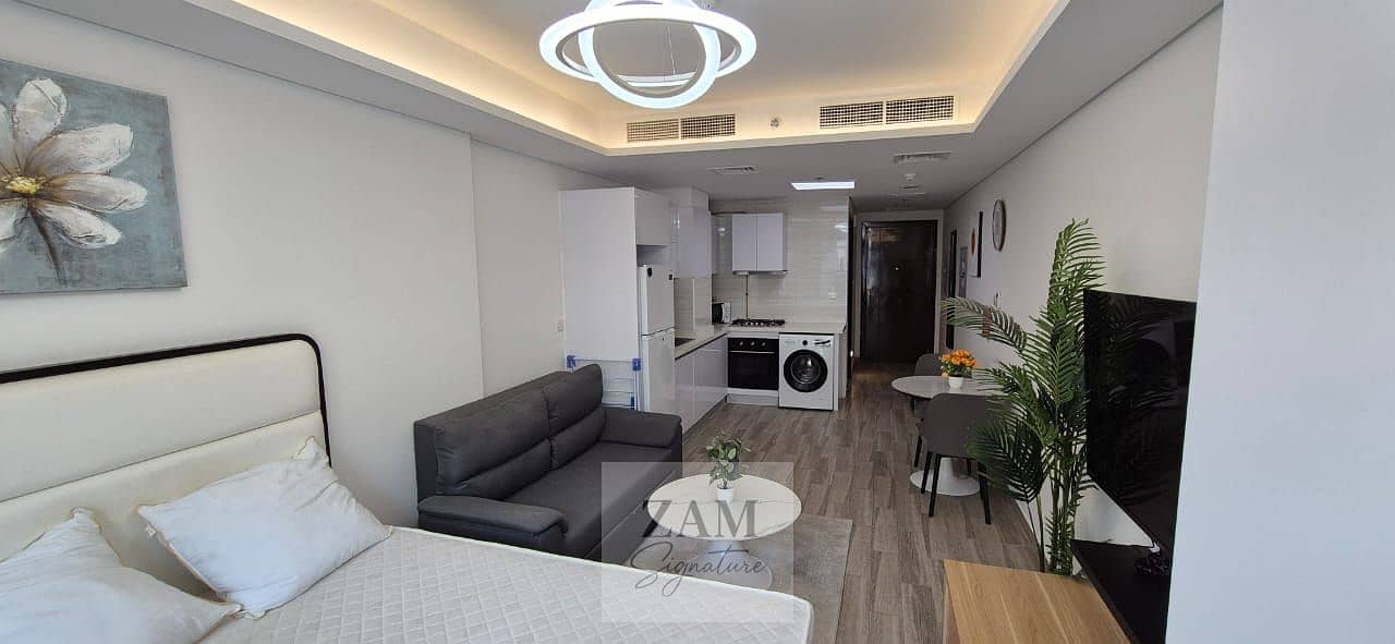 Fully Furnished Studio Apartment | LAYA Mansion, JVC | Bayut.com