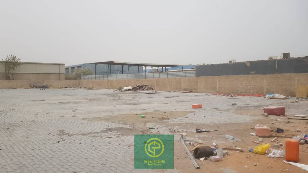 Dubai Industrial City 65,000 Sq. Ft open yard partly interlocked with ...
