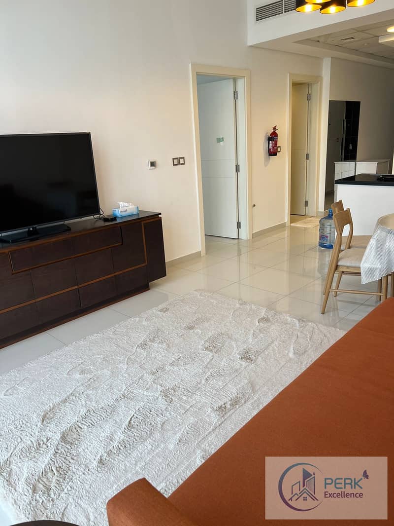Fully Furnished 1-Bedroom Apartment for Rent | Ghalia Tower, JVC ...