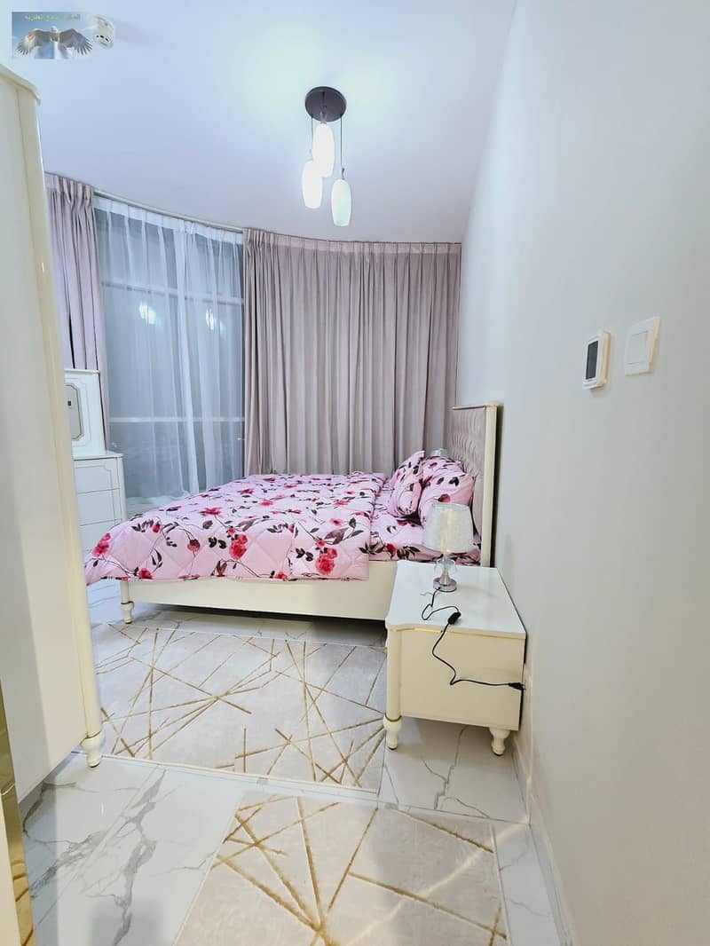 Monthly rent in Ajman – Furnished 3 BHK in Al Rashidiya 1, Oasis Tower ...