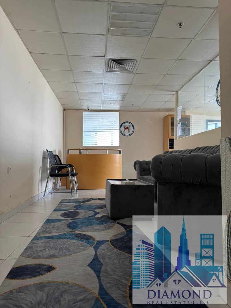 Fully Furnished Office For Rent in Falcon Tower Ajman downtown | Bayut.com