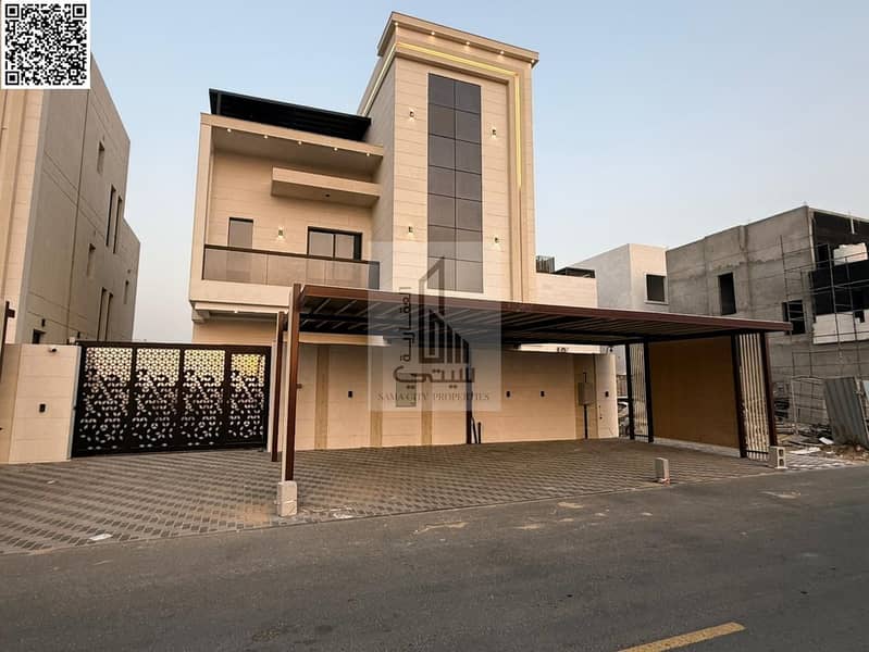 Villa for sale in Al Amerah Features: • 6 master bedrooms • Majlis with ...