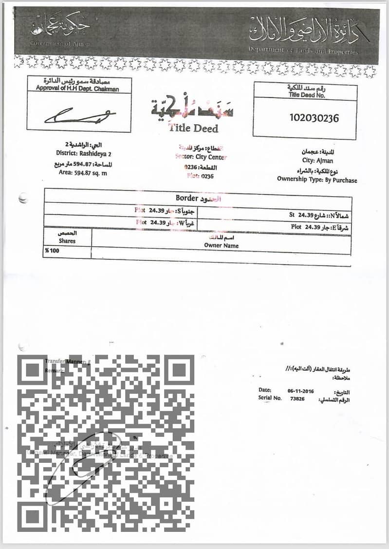 For sale a building in Ajman, Al Rashidiya, near Al Rashidiya Towers ...