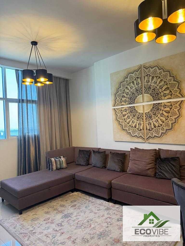 Luxury 1BHK on High Floor | Fully Furnished | Damac Ghalia, JVC | Bayut.com