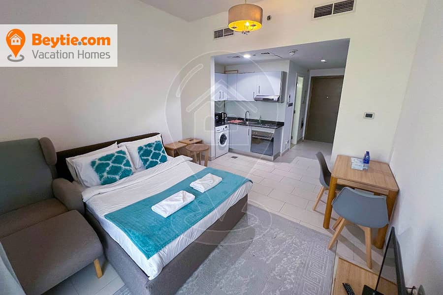 A Fully Furnished Studio in Azizi Montrell | Bayut.com