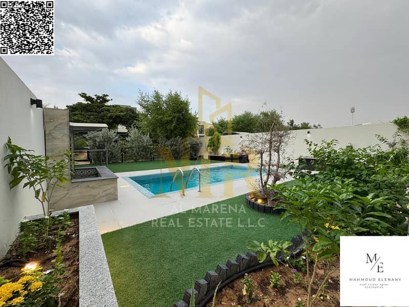 Dream Villa in Al Zorah – 4 Master Bedrooms, Private Pool & Garden ...