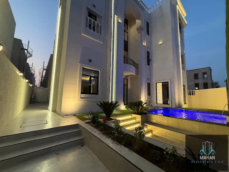 VIP modern villa for sale in Ajman Al zahya 6 bedroom hall majlis ...