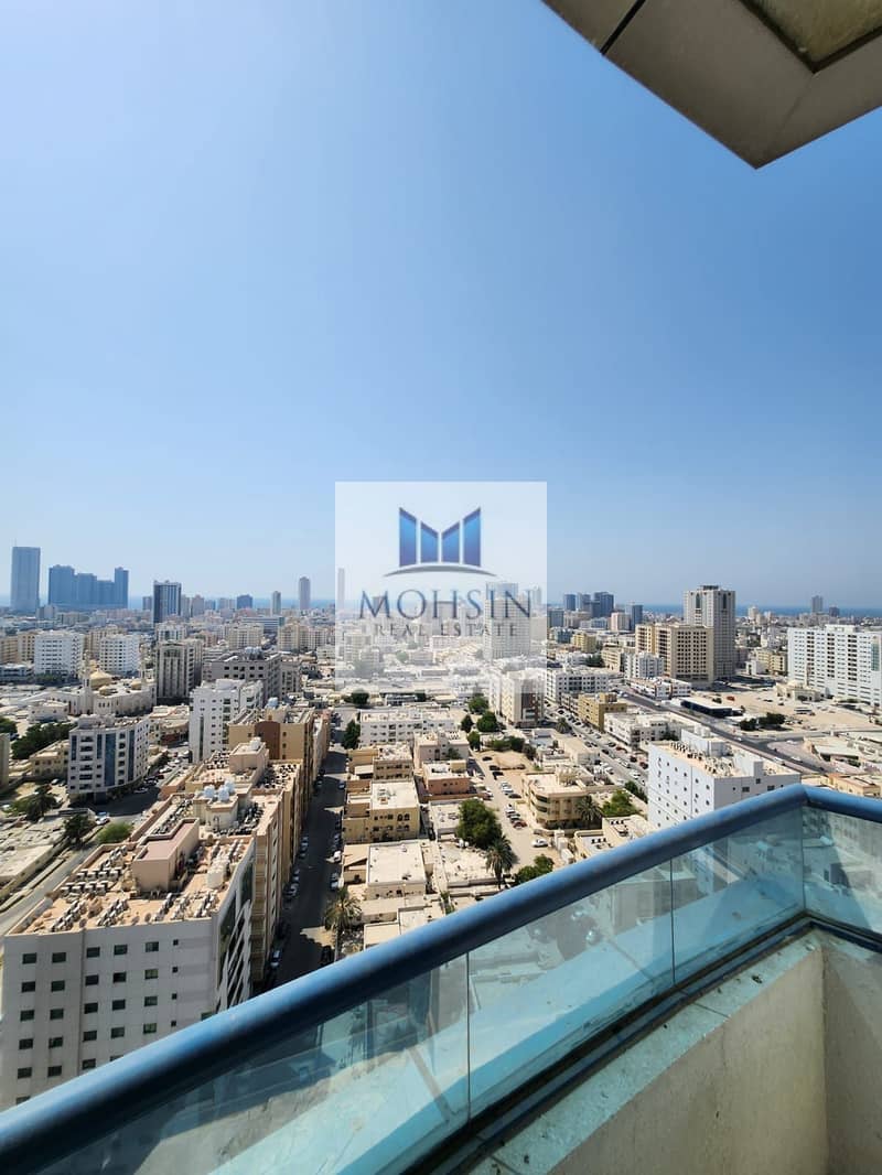 Falcon Tower Ajman, 3- BHK Sea View For Rent Prime Location Fully Open View Best For Family ...