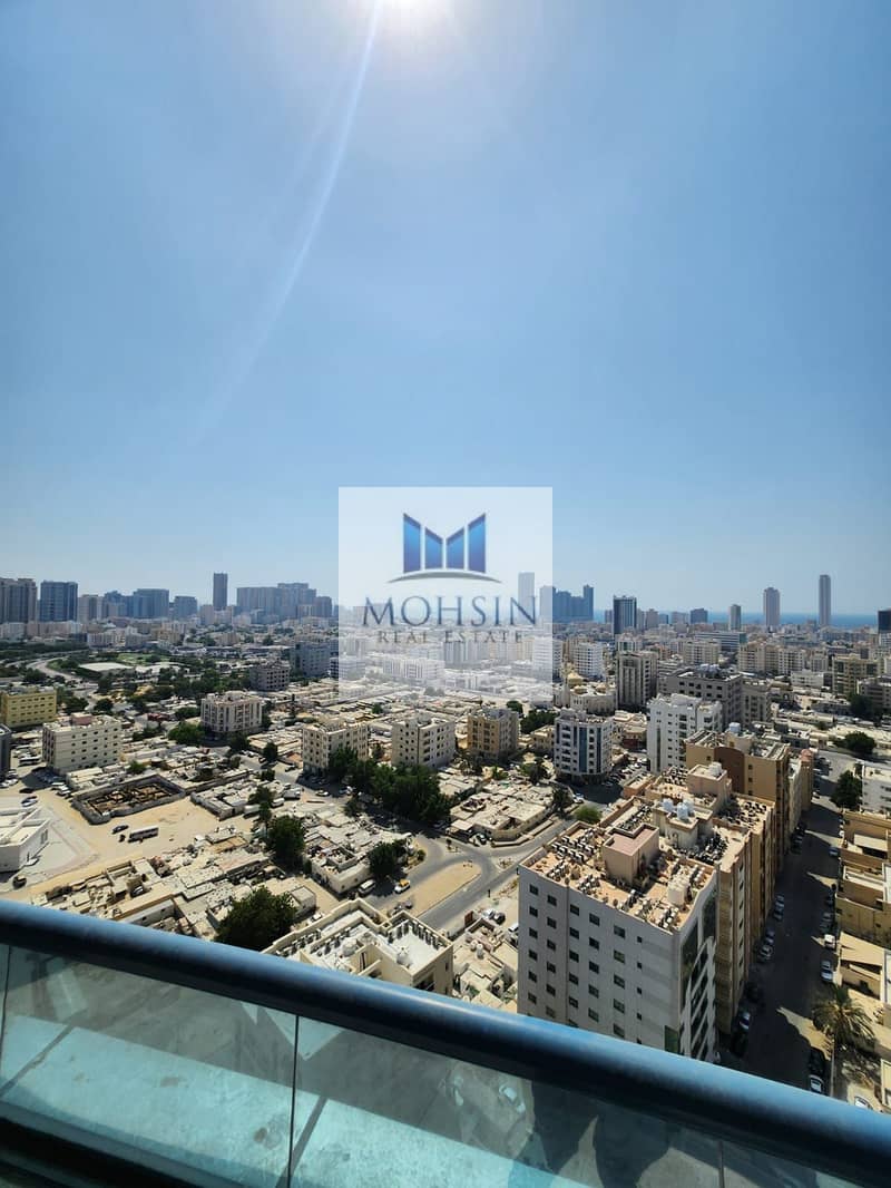 Falcon Tower Ajman, 3- BHK Sea View For Rent Prime Location Fully Open View Best For Family ...