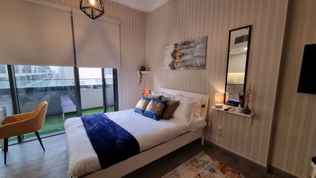 Modern Furnished Studio in Mirdif Hills | Al Multaqa Avenue | Bayut.com