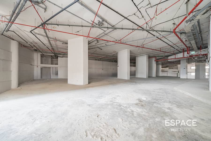 Shell and Core | 74 Parking Spaces | Grade A | Full Floor | Bayut.com