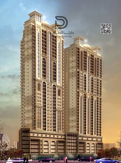 Al Barjeel Towers* Two bedrooms and a living room with a down payment ...