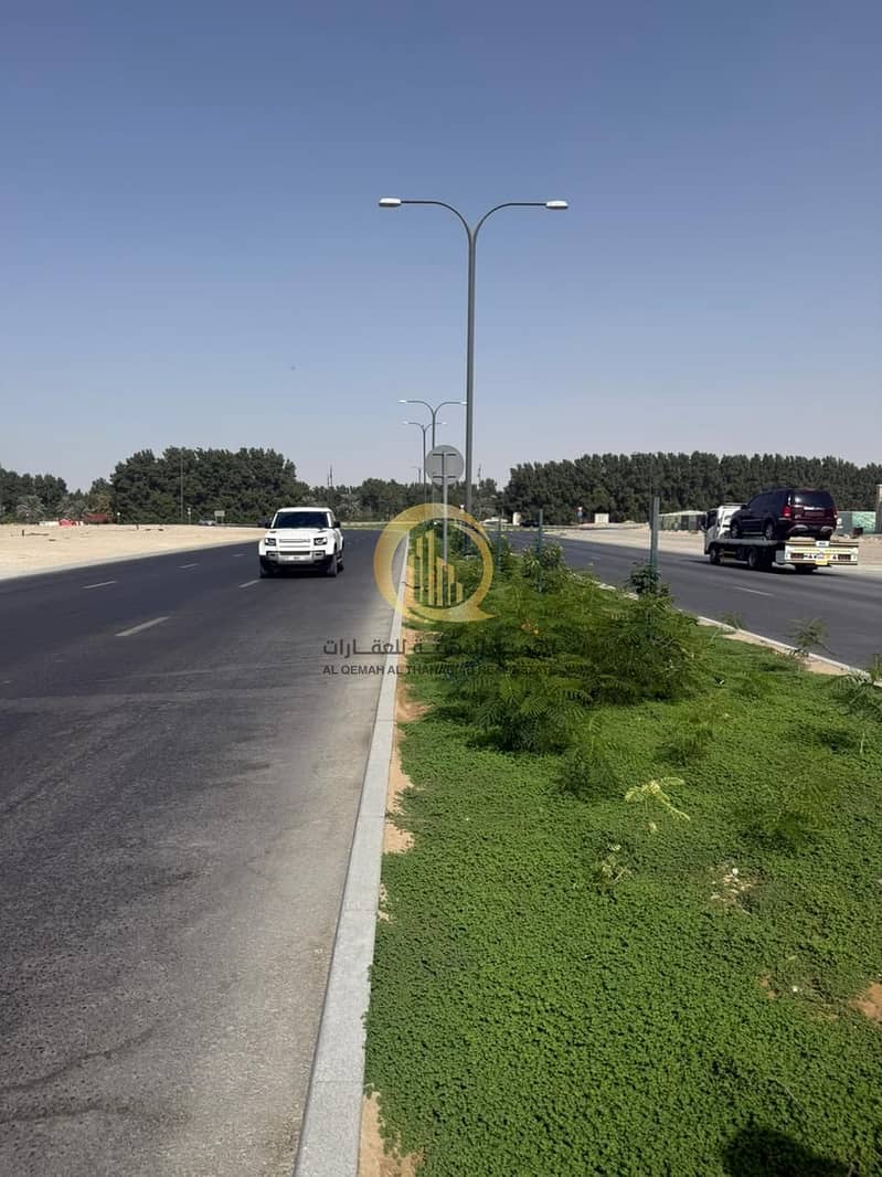 Corner plot for sale in Muwailih Commercial Area, Al Falah Camp ...