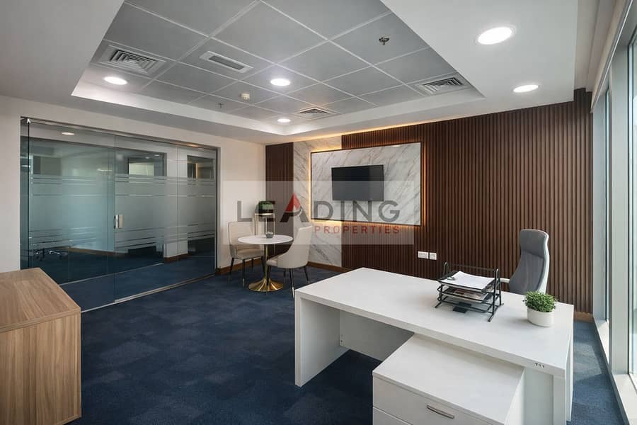 Signature Executive Office with Designer Finish & Skyline Views | Bayut.com